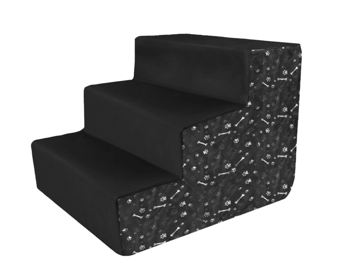 Schody pre psov 342533A čierne, labky / kostičky - Najkoberce.sk