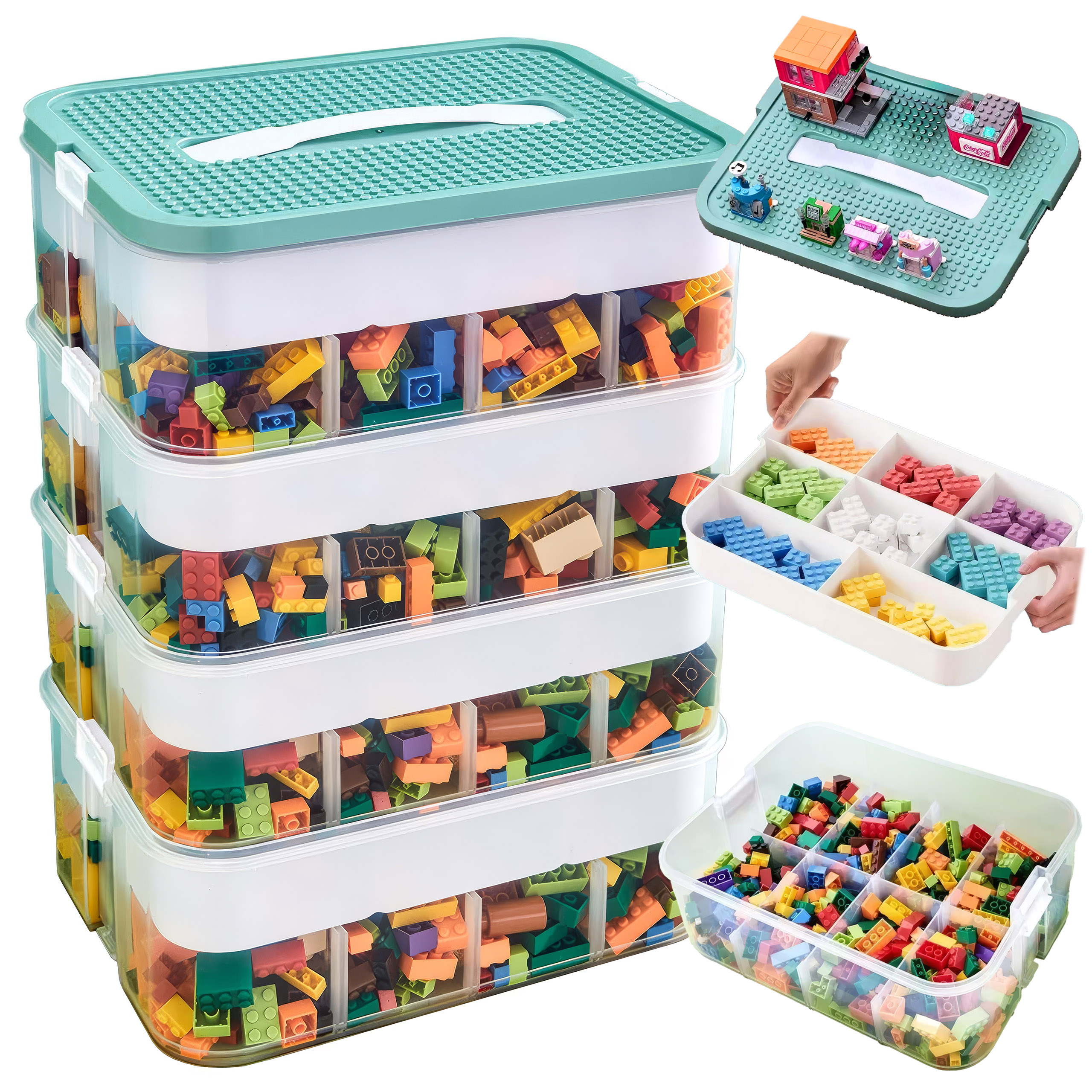 Úložný box na lego LEGOS - Najkoberce.sk