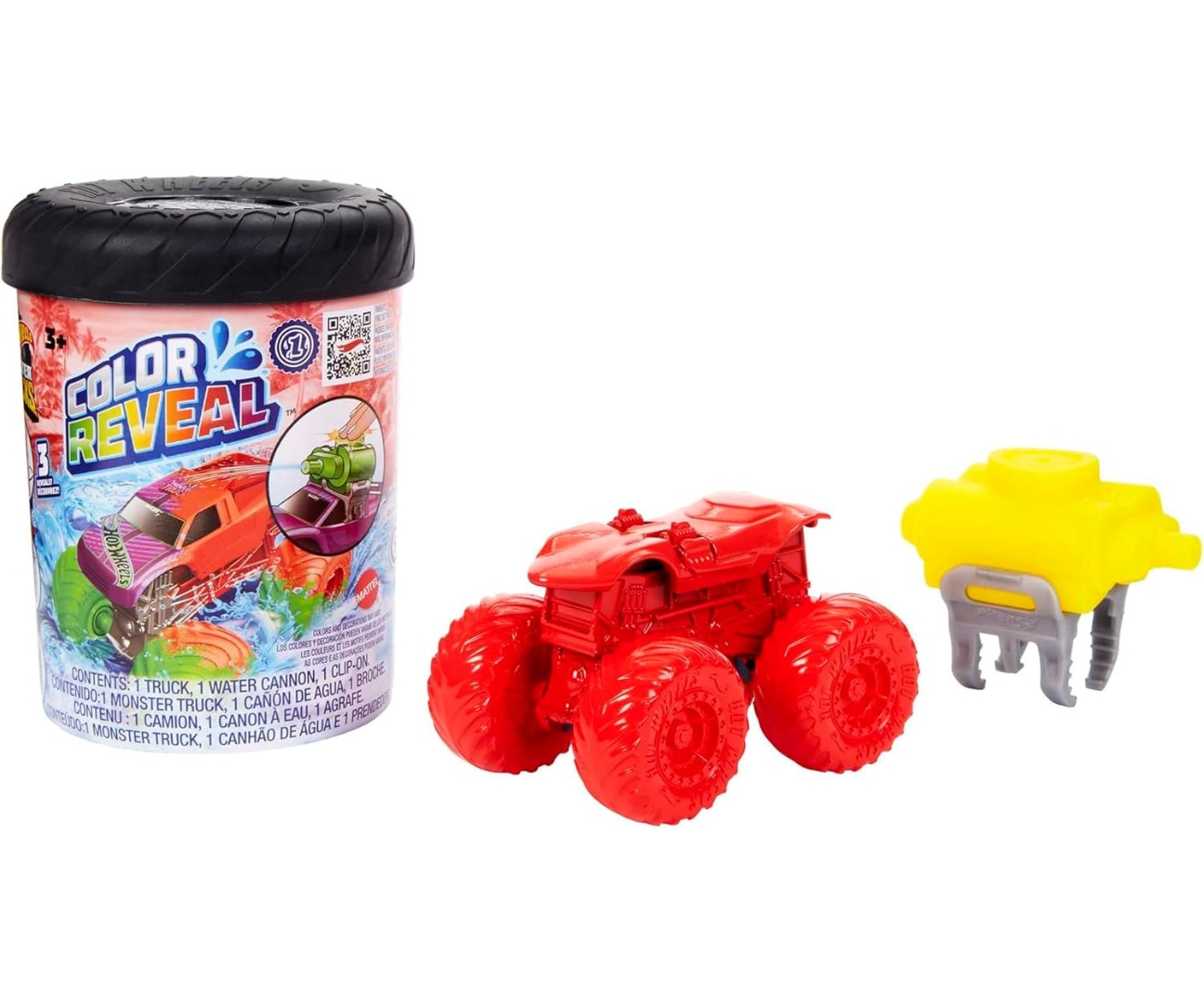 Magické auto Mattel HJF39 Hot Wheels Monster Trucks Color Reveal ...